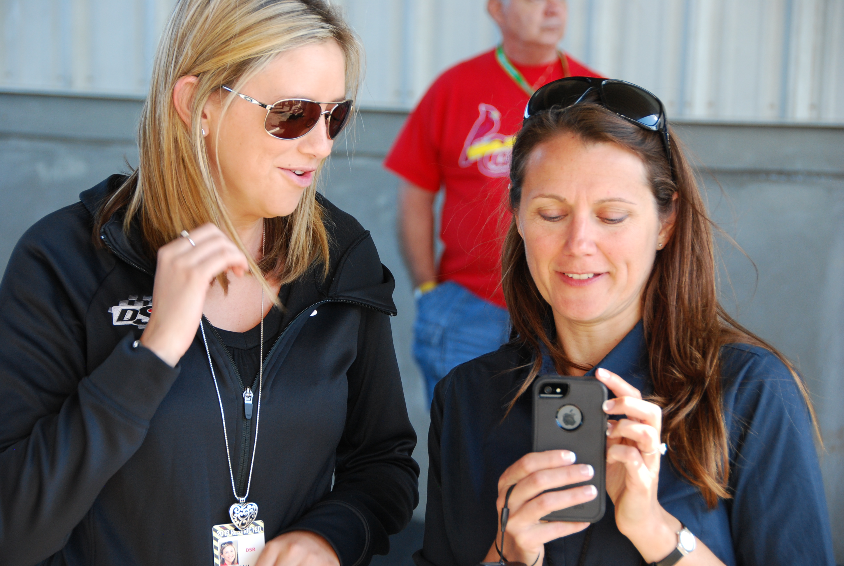 Leah Vaughn and Kelly Wade